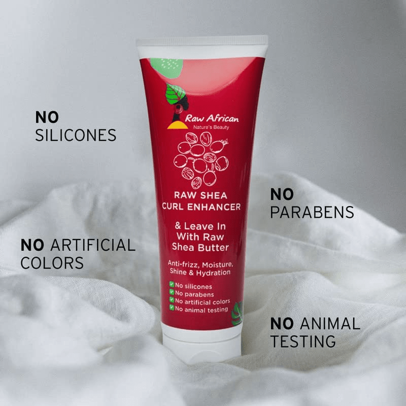 Raw African Leave-In & Curly Cream with Shea 250 ml - Raw African ...