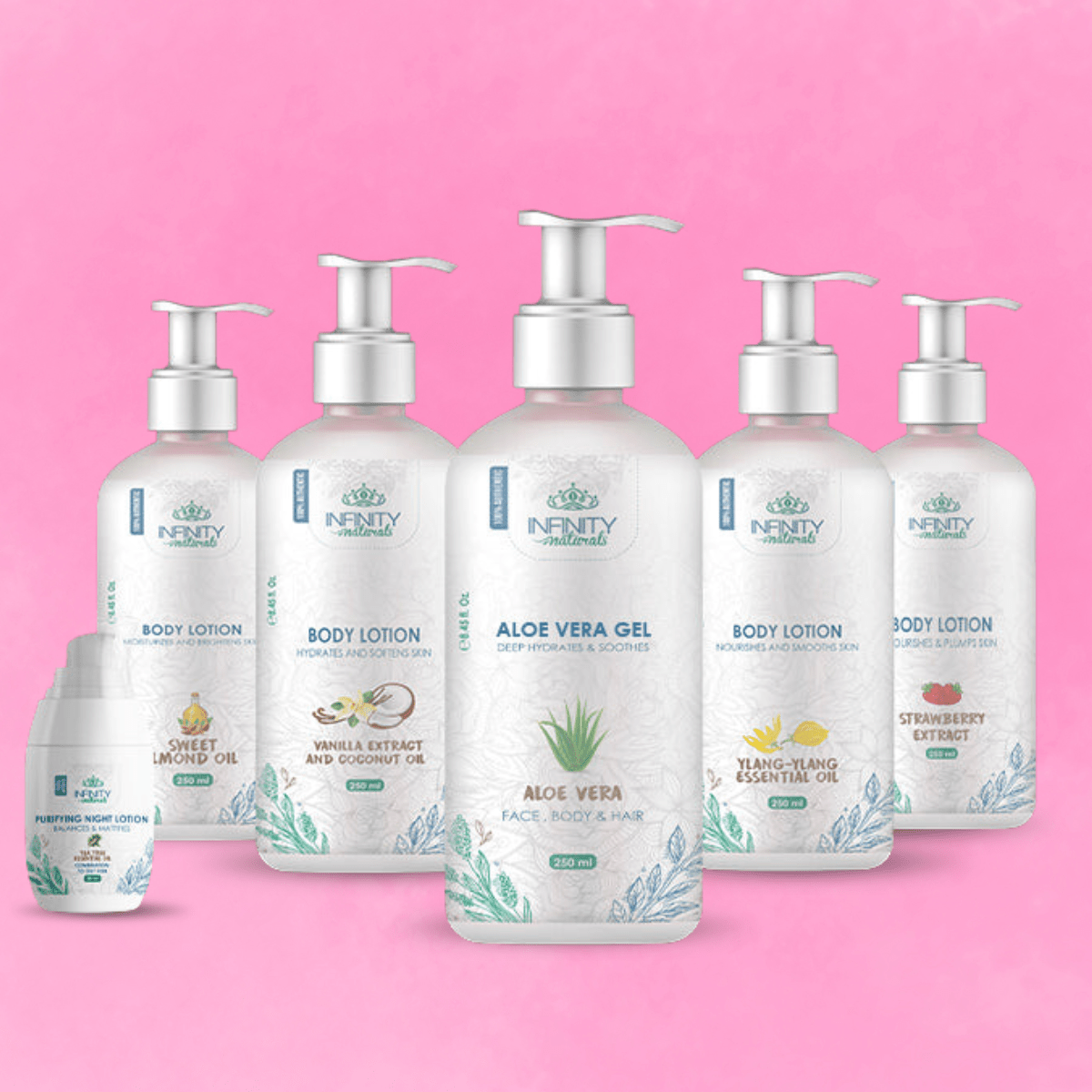 Infinity Body Lotion with Sweet Almond Oil 250 ml - Infinity – Nefro Glow