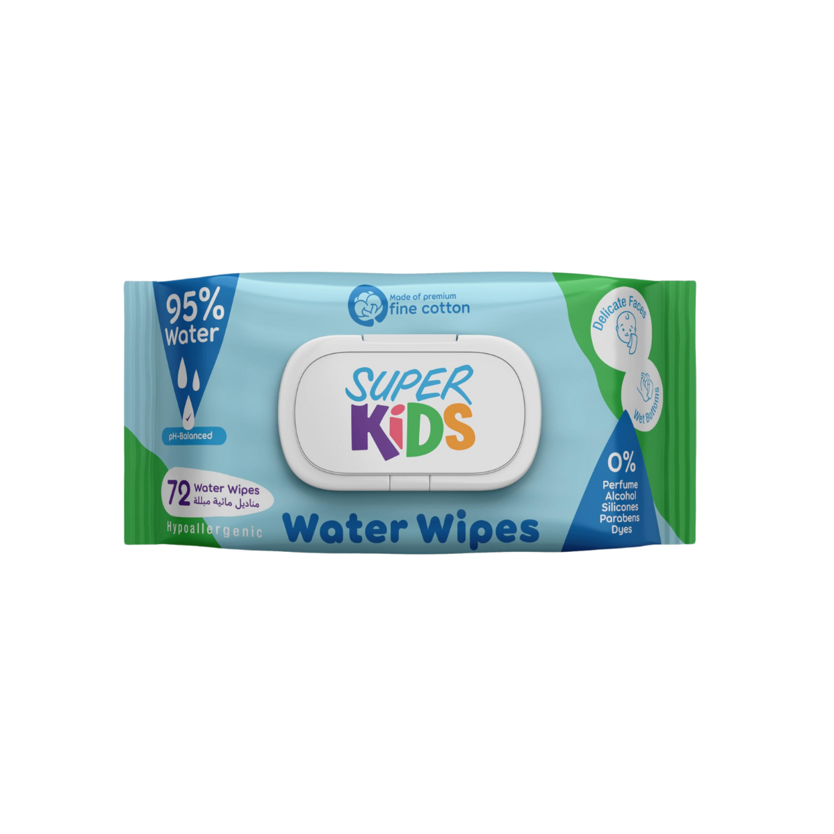 Super Kids Wet Wipes for Children - Super kids – Nefro Glow