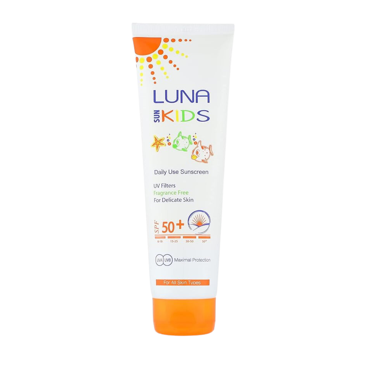 Luna sunscreen cream for children with SPF 50 130 ml - Luna – Nefro Glow