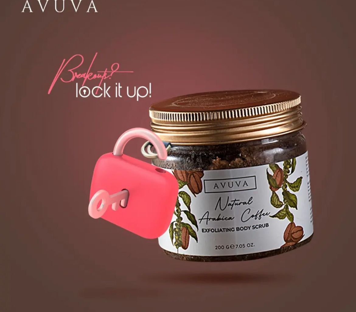 Avuva Body Scrub with Arabic Coffee Scent 200 gm - Avuva – Nefro Glow